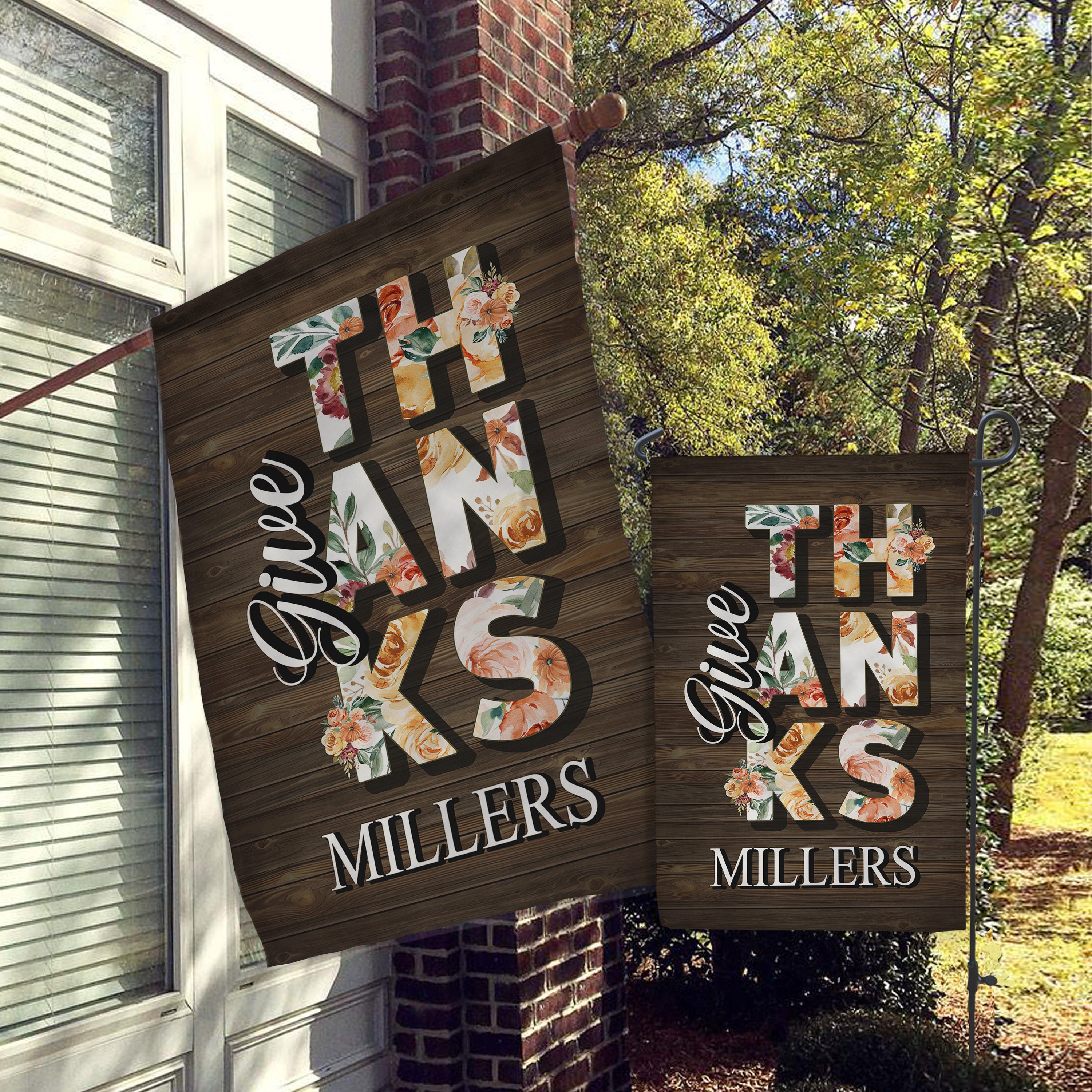 Fall Personalized Flag – BOUTIQUE MONOGRAM